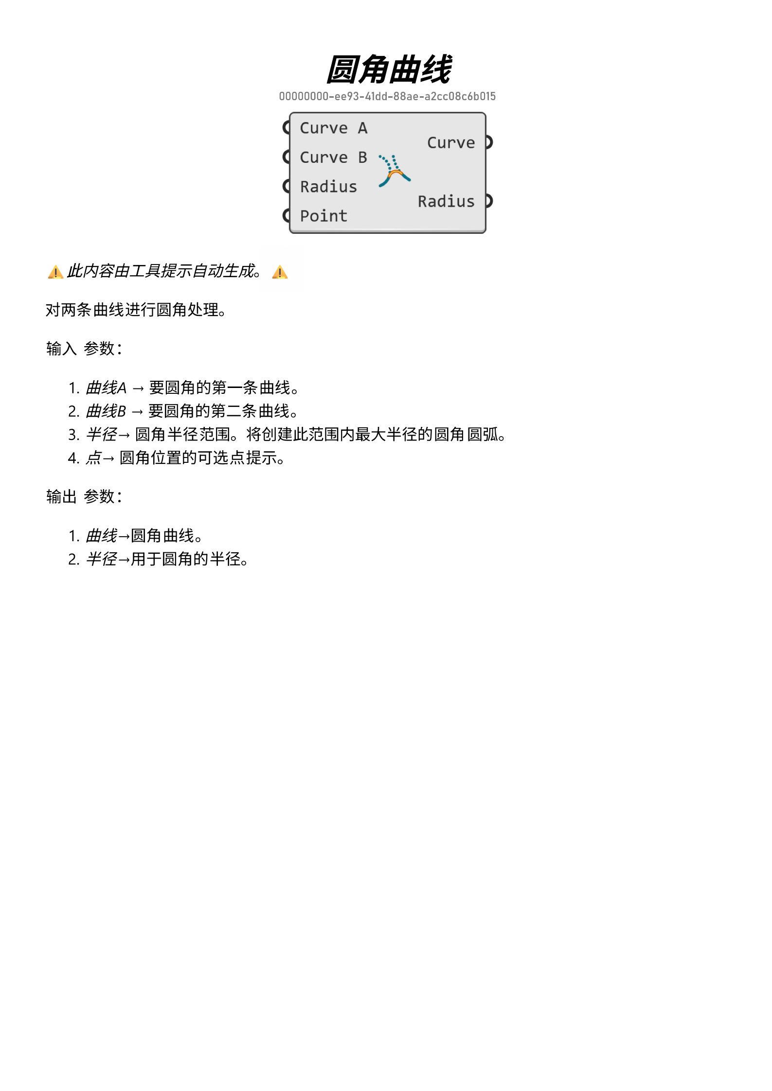 Fillet Curve – MIX-ArtStudio